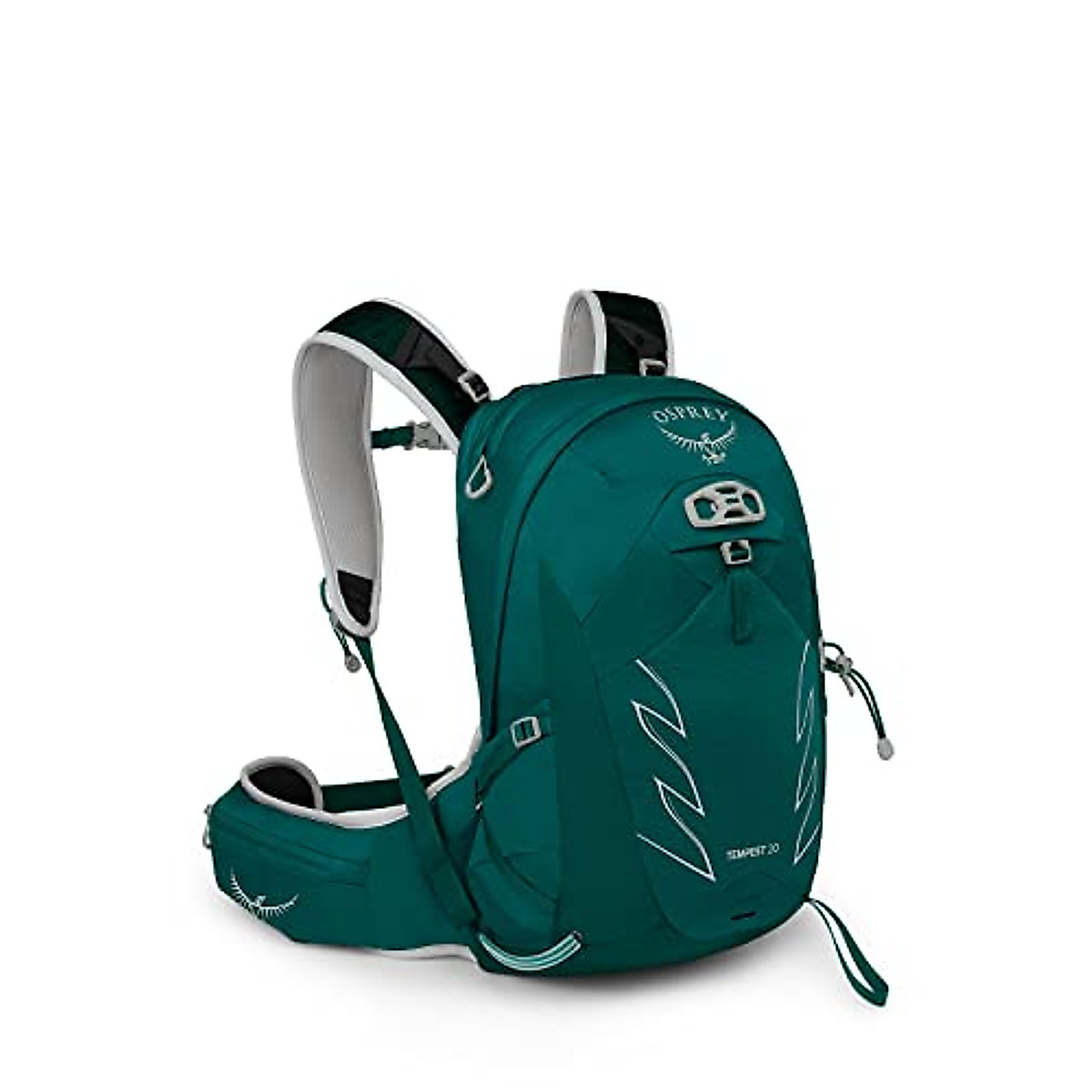 Osprey Tempest 20L Women's Hiking Backpack with Hipbelt, Jasper Green, WM/L, Extended Fit