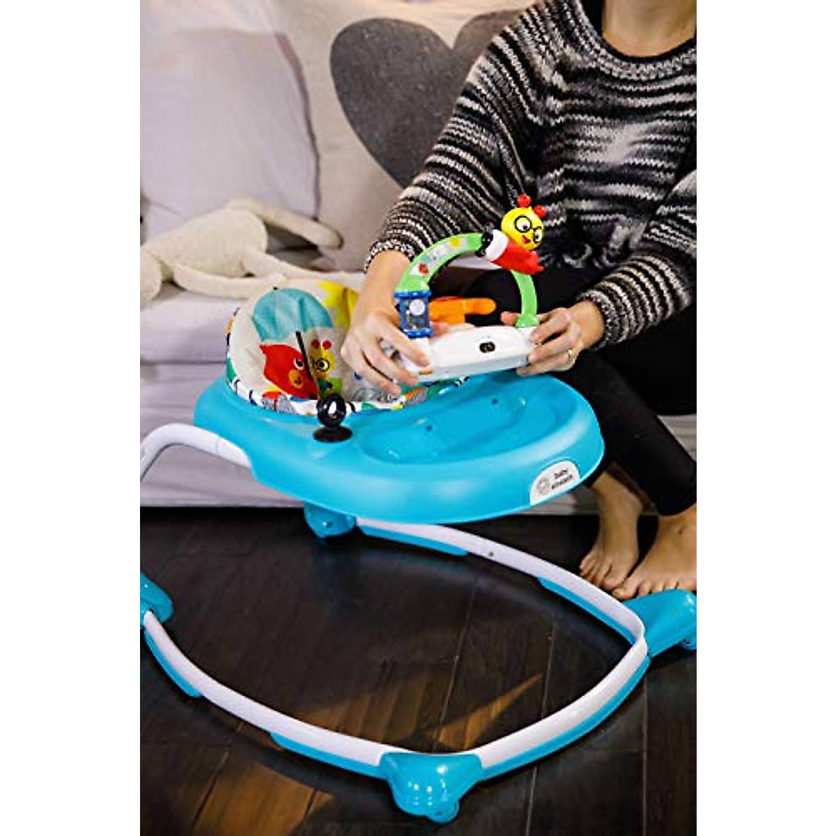Baby Einstein Sky Explorers Baby Walker Activity Center and Sensory Play Learning-Toy with Lights, Songs and Sounds, Age 6 Months+