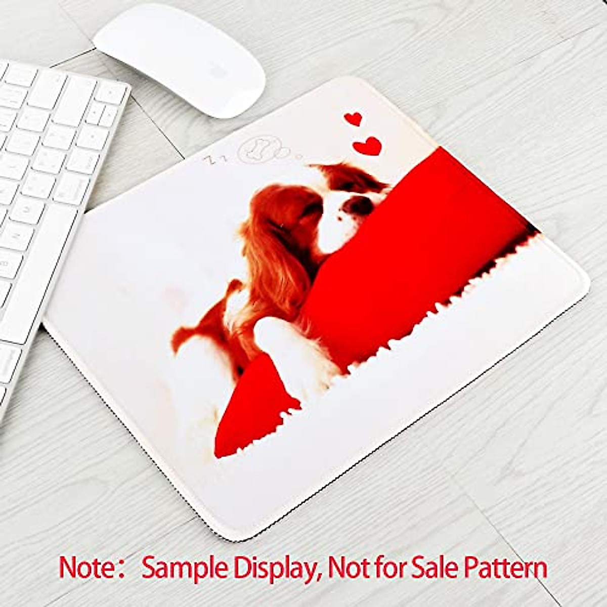 Wugao US Calendar 2024 Year Mouse Pad,Beach Sand Surf Starfish Mouse Pads Calendar 231