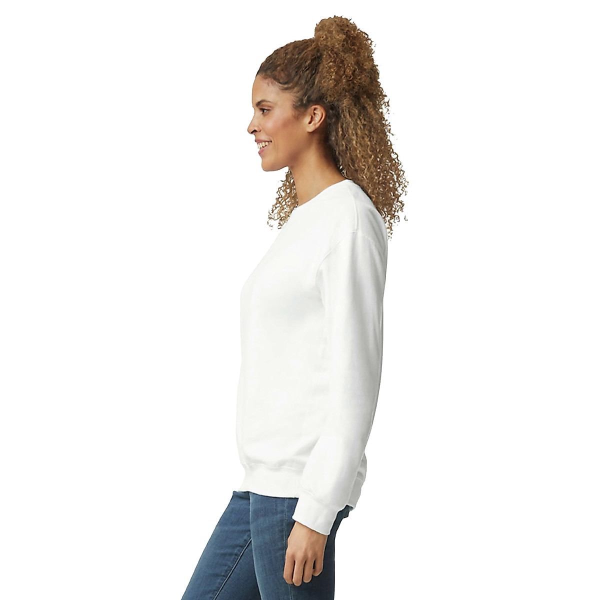 Gildan Adult Fleece Crewneck Sweatshirt, Style G18000, Multipack, White (1-Pack), 2X-Large