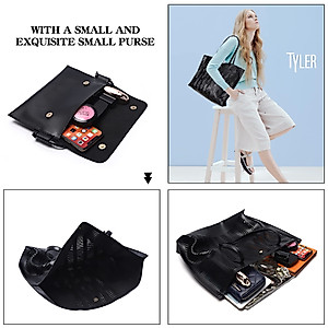 K.EYRE Beach Bags Tote Tassels Bag Hobo Shoulder Bags Purse With a small bag