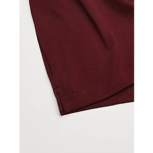 Dickies Men's Short Sleeve Pique Polo, Burgundy, Large