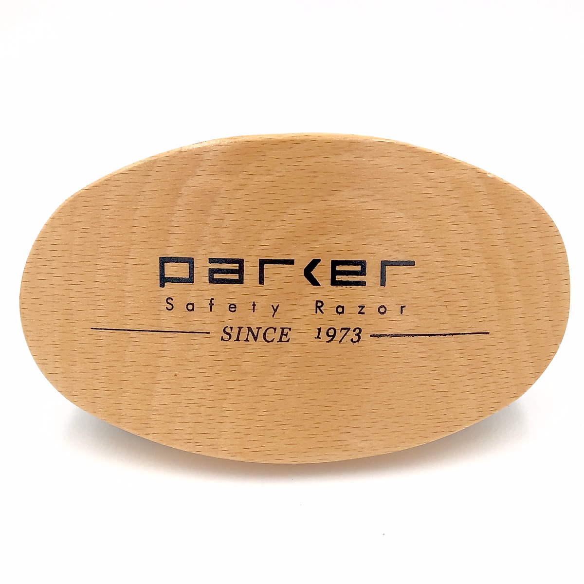 Parker Natural Boar Bristle Military Style Hair and Beard Brush with Genuine Beechwood Handle, Perfect for Styling and Grooming of Hair and Beards