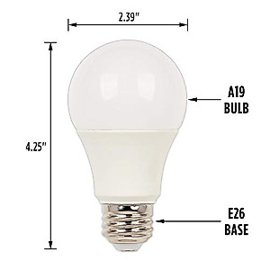 Westinghouse Lighting 5229000 14 Watt (100 Watt Equivalent) A19 Daylight LED Light Bulb, Medium Base, Clear