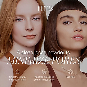 RMS Beauty Tinted "Un" Powder 2-3 - Natural Silica & Mica Face Setting Powder Makeup - Absorb Excess Oil for a Matte Finish & Minimize the Appearance of Pores, Organic & Cruelty-Free (0.32 Ounce)