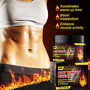 Hot Cream, Fat Burning Cream for Belly, Cellulite Firming & Slimming Cream for Men and Women, Weight Loss Slimming Workout Enhancer, Cellulite Treatment for Thighs, Legs, Abdomen, Arms and Buttocks