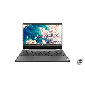 Lenovo Chromebook Flex 5 13" Laptop, FHD (1920 x 1080) Touch Display i3-10110U Processor, 4GB DDR4 OnBoard RAM, 64GB SSD, Intel Integrated Graphics, Chrome OS, 82B80006UX Graphite Grey (Renewed)