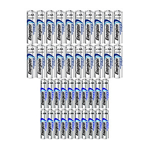 Energizer 20AA + 20AAA Ultimate Lithium Long Lasting Leakproof Batteries