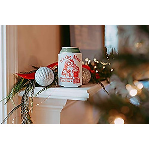 Funny Christmas Stocking Stuffer for Dad Husband Men Santa Beer Lover Gift - Set of 2