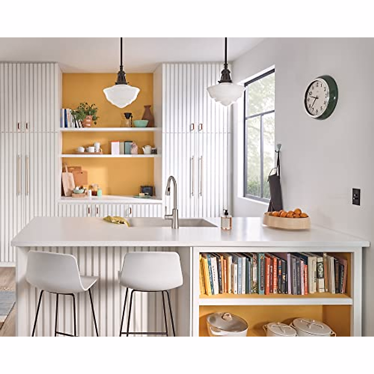 Moen Riley Spot Resist Stainless Hands-Free Touchless Sensor Single Handle Pull Down Kitchen Faucet, 7402EWSRS