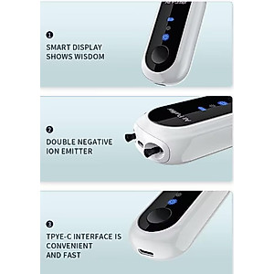 Portable Air Purifier Necklace,Personal Small Air Purifiers,100% No Static Electricity,Rechargeable Ionizer,for Bedroom,Car and Airplane,Black