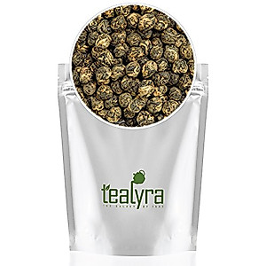 Tealyra - Black Dragon Pearls - Yunnan Special Black Tea - Loose Leaf Tea - Premium Tea - Bold Caffeine - Organically Grown - 110g (4-ounce)