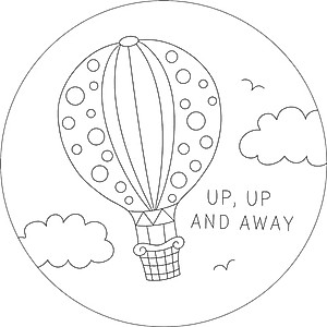 Nursery Embroidery Pattern Transfers (set of 10 hoop designs!)