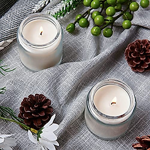 Hoa Kinh 4Ounce Glass Jars with Lids, 12 Pack Mini Round Set Glass Jars Canning Storage Jars Containers for Storing Lotions, Powders, and Ointments