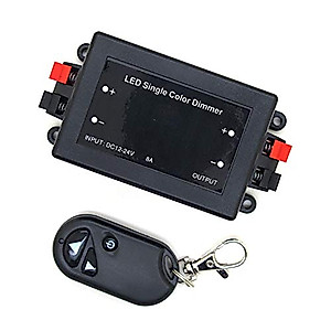 RF Wireless Controller Switch, RF Wireless Controller DC 12V 24V Switch LED Dimmer Spotlight Recessed Strip Light LED Dimmer
