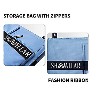 Shawllar Portable Solar Panel 100W for Power Station, Foldable Solar Panel Charger for Jackery/Bluetti/Ecoflow/Anker/Goal Zero Solar Generator, Waterproof Solar Chargers with USB for Camping RV Trip