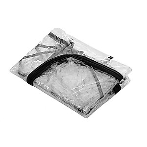 Clear Stroller Rain Cover Travel Weather Shield Breathable Windproof Waterproof Baby Pram Stroller Rain Cover Canopy Protect from Rain Wind Sun Dust Snow Universal Baby Stroller Accessories