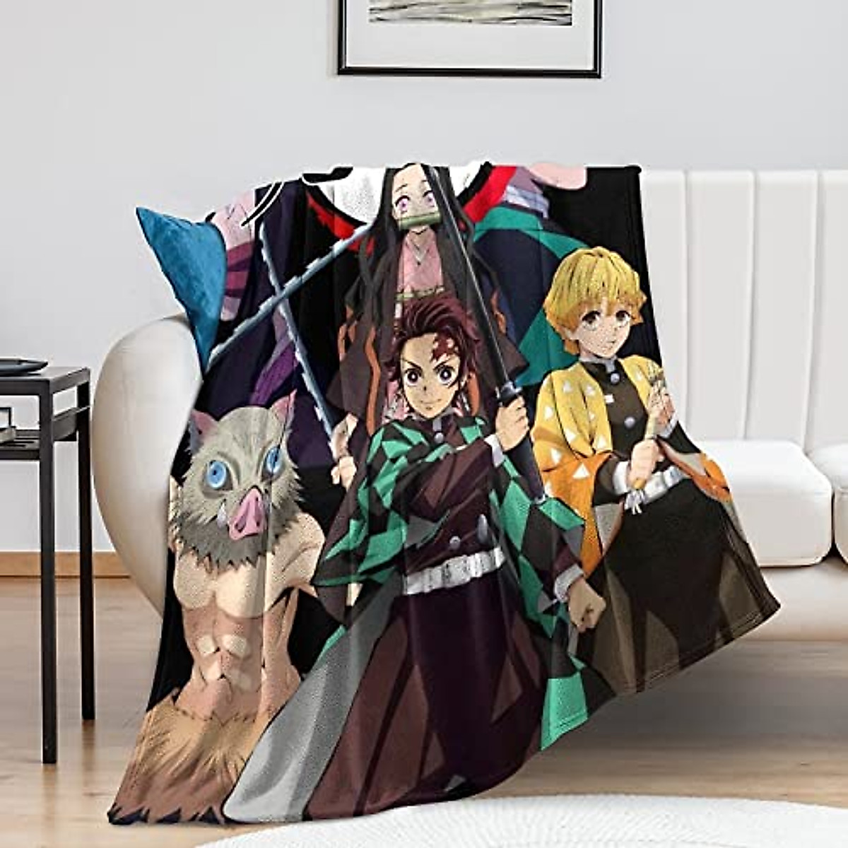 Blanket Lightweight Throw Blankets for Couch Sofa Trave Camping Soft Warm Flannel Cozy Fleece Throw Blanket for Carnival Easter Christmas Birthday 40"x50"