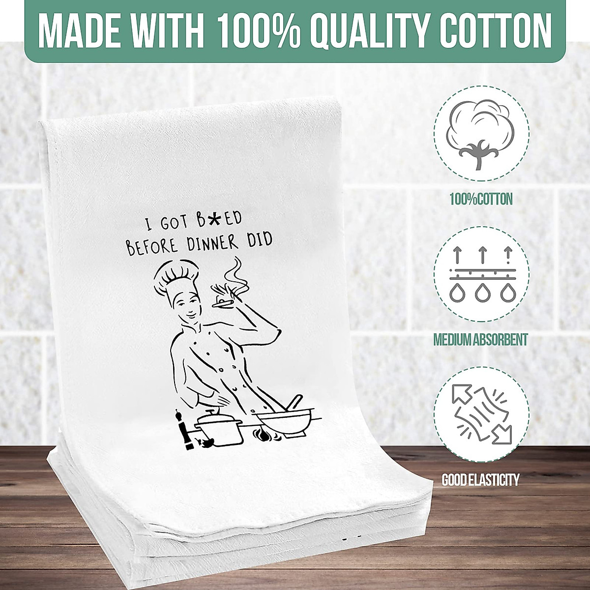 Roxiuc Kitchen Towels Set Gift for Nana, Mom, Grandma,Wife,Mother in Law, New Mom, Housewarming Gift for Women Hostess