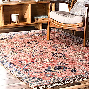 nuLOOM Sonja Flatweave Jute Area Rug, 9' x 12', Multi
