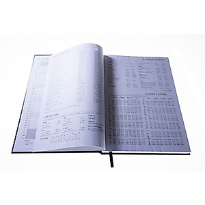 Collins Essential 2024 Daily Planner With Appointments - Daily Calendar 2024 Page A Day Diary, Journal & Appointment Book 2024 - A4 Size Business, Academic and Personal 2024 Planner Black (Maroon)