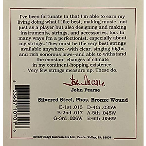 John Pearse Guitar Strings 3 Pack Acoustic Medium #700M Phosphor Bronze
