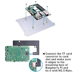 GeeekPi Cluster Case for Raspberry Pi, Pi Rack Case Stackable Case with Cooling Fan 120mm RGB LED 5V Fan for Raspberry Pi 4B/3B+/3B/2B/B+ and Jetson Nano (8-Layers)