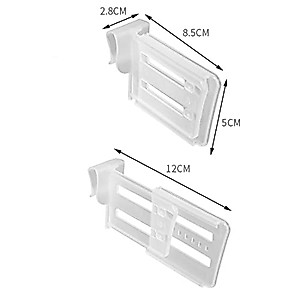4Pcs Refrigerator Organizer Divider Adjustable Plastic Fridge Storage Partition Board Kitchen Space Saving Division Tools