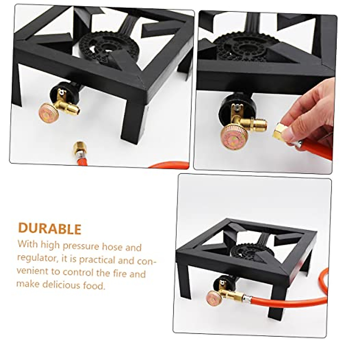 VANZACK 1 Set Gas Stove Outdoor Stove Gas Stove Portable Outdoor Bbq Cast Propane Cooker Cast Iron Propane Lpg Gas Cooker Portable Stove Burner Propane Burner Gas Stove Burner Furnace Tank