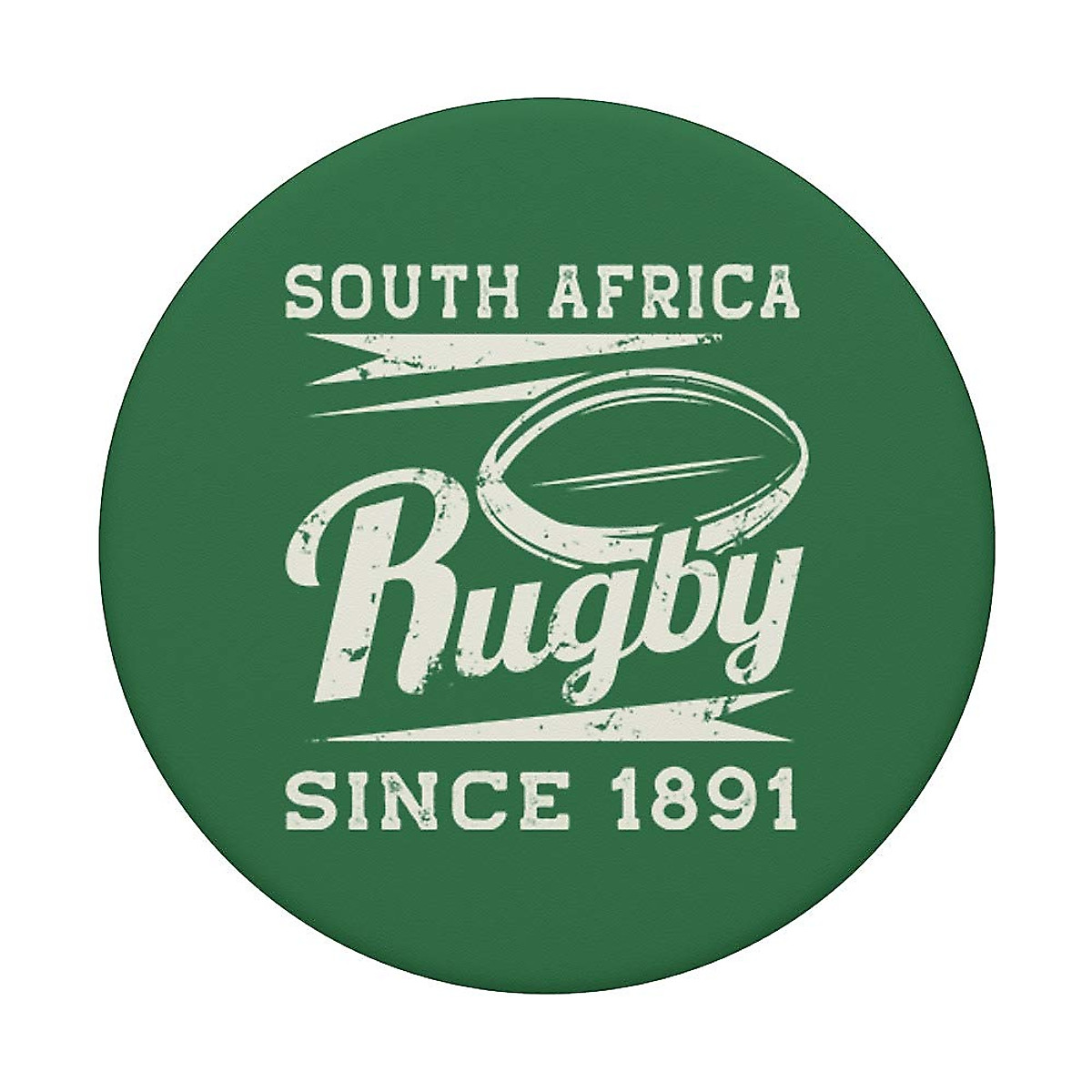 Vintage South Africa Rugby Since 1891 PopSockets Grip and Stand for Phones and Tablets