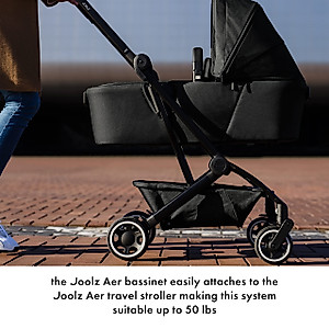 Joolz AER - Bassinet - Accessory for Stoller - Optimal Comfort - Spacious Bassinet - Expanded Sunhood - Water Repellent - Elegant Blue