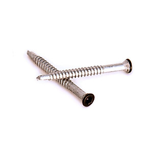 DeckWise #7x1-5/8" Self-Tapping Screws for Metal Joists, Black-Head 410 Stainless Steel T15 Deck Screws Cover 100 Sq. Ft. of Decking (350 Pack)