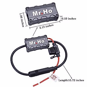Mr.Ho Car Radio Antenna FM AM Signal Amplifier Booster 12V for Marine Car Boat Truck RV