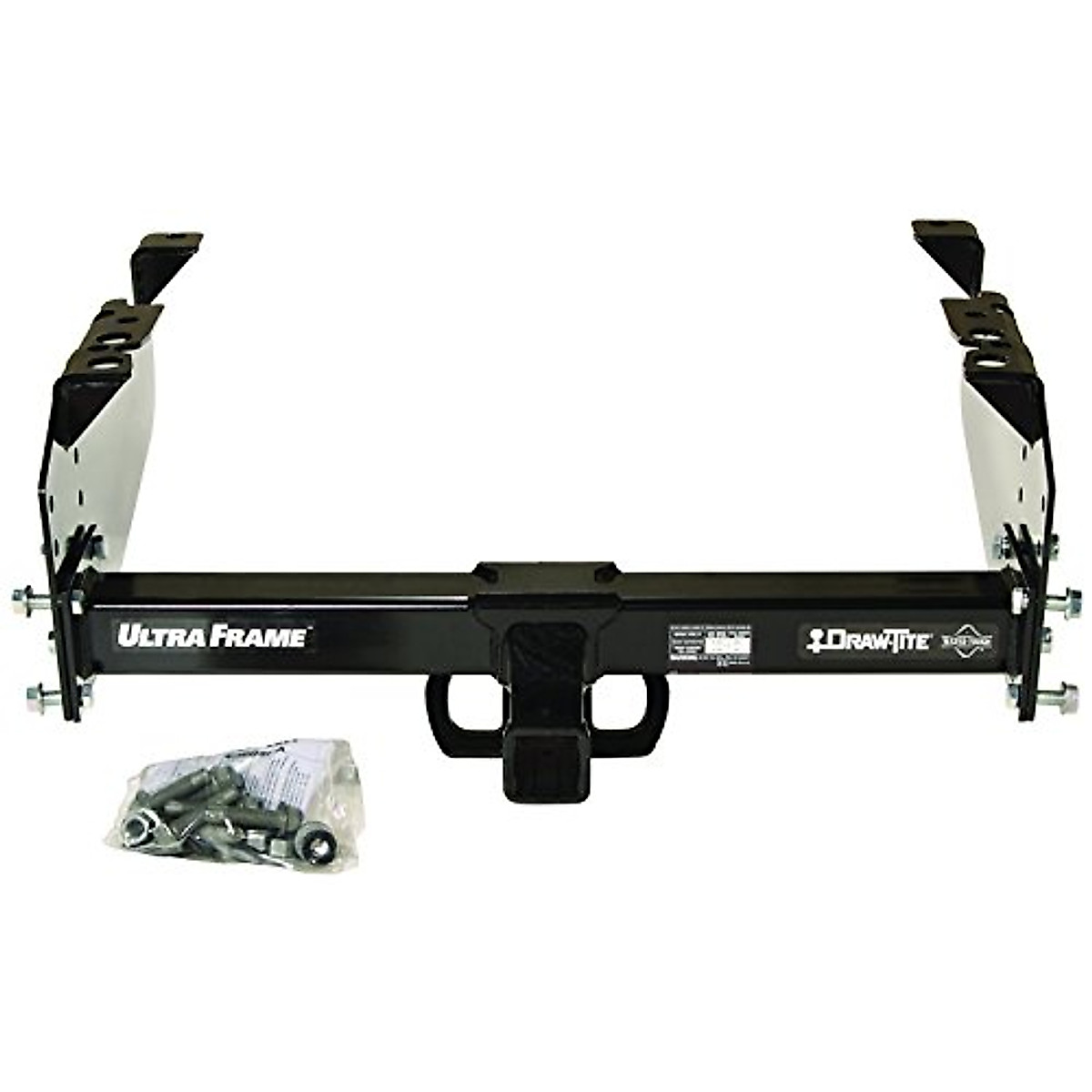Draw-Tite 41947 Class 5 Ultra Frame Trailer Hitch, 2 Inch Receiver, Black, Compatible with 2007-2021 Chevrolet Silverado 3500 HD, 2001-2007 Chevrolet Silverado 3500