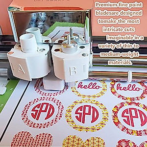 10 PCS Premium Fine Point Blade, AUNKZL Replacement Blades Compatible with ExploreAir/Air 2/Air 3/Maker/Maker 3/Expression Cutting Machines