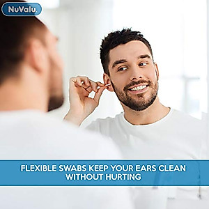 NuValu Cotton Swabs, Multi-Purpose, Double Tipped, 100% Pure Cotton (1000 Count)