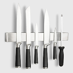 Powerful 18" Stainless Steel Knife Magnet, Magnetic Knife Holder Bar Rack Strip