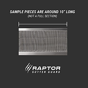 Raptor Gutter Guard Stainless Steel Micro-Mesh Sample Pack (Does not include full length sections)