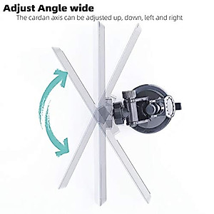 CHUANGLIN Frameless anti-glare rearview mirror, universal car interior rearview mirror, anti-glare adhesive suction cup blue mirror car endoscope (9.4 "X2.55")