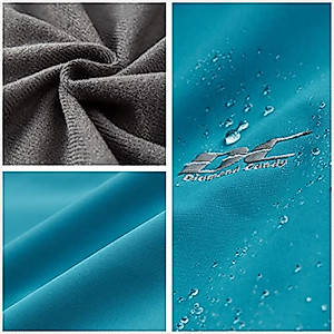 Diamond Candy Women's Waterproof Rain Jacket with Hood Lightweight Windbreaker Raincoat for Hiking, Travel and Running