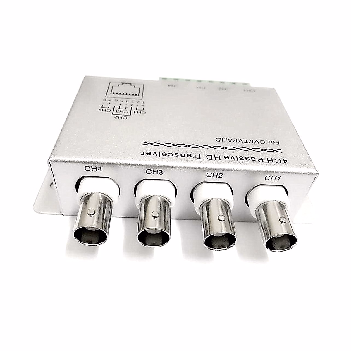 BeElion UTP 4 Channel 720P 1080P CVI/TVI/AHD Passive HD Transceiver,BNC to Cat5/5E/6 RJ45(T568B) UTP Cable Converter for CCTV Camera System