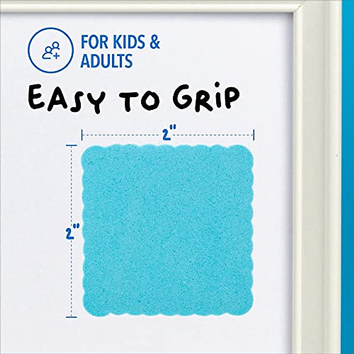 Impresa Mini Magnetic Dry Erase Erasers for Kids and Adults - 12 Pack - Whiteboard Erasers for School, Home, and Office - Classroom Supplies (2x2 Inches)