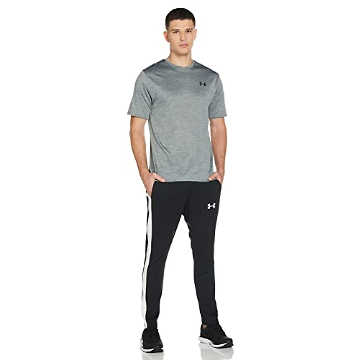 Under Armour mens Training Vent 2.0 Short-Sleeve T-Shirt , Pitch Gray (012)/Black , 3X-Large