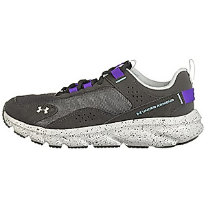 Under Armour Women's Charged Verssert SPKLE, Jet Gray/Fresco Blue, 5.5 Medium US