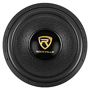 Rockville (2) W15K9D4 15" 10,000w Car Subwoofers Dual 4-Ohm Subs CEA Compliant