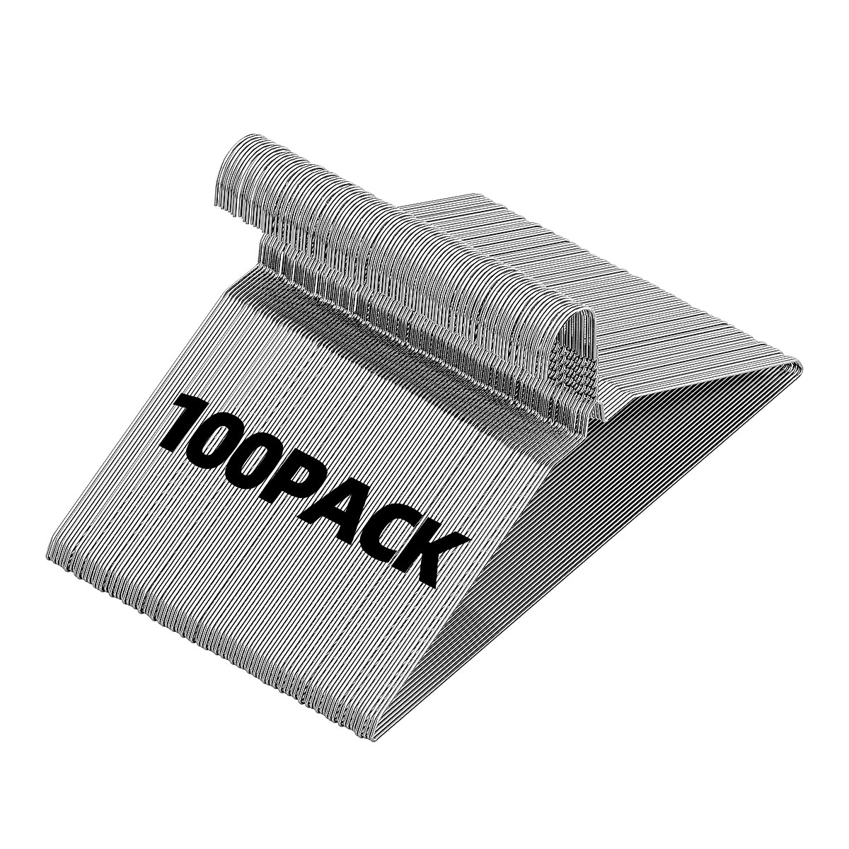 Metal Wire Hangers 100 Pack, Clothes Hangers for Coats, Space Saving Metal Hangers for Standard Size Shirts,Suits, Pants, Skirts-Silver, Ultra Thin Space Saving Metal Hangers 16in