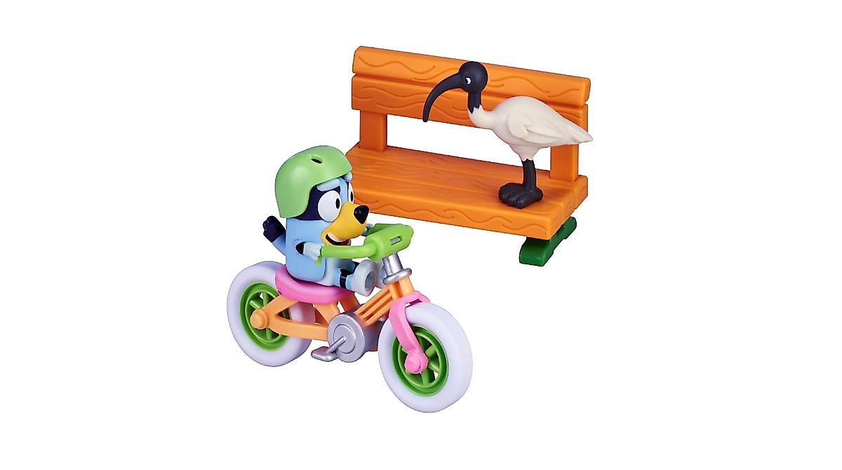 Bluey Vehicle & Figures Bicycle Playset for Kids | Fun & Imaginative
