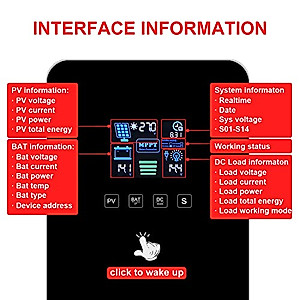 MPPT Charge Controller 60A +WIFI Cloud Moduel，12V/24V Auto Max Input 100V, 780W/1560W for Lead-Acid, Lithium Battery Charging , Common Negative. Support PC Software【WiFi module cloud APP monitoring 】