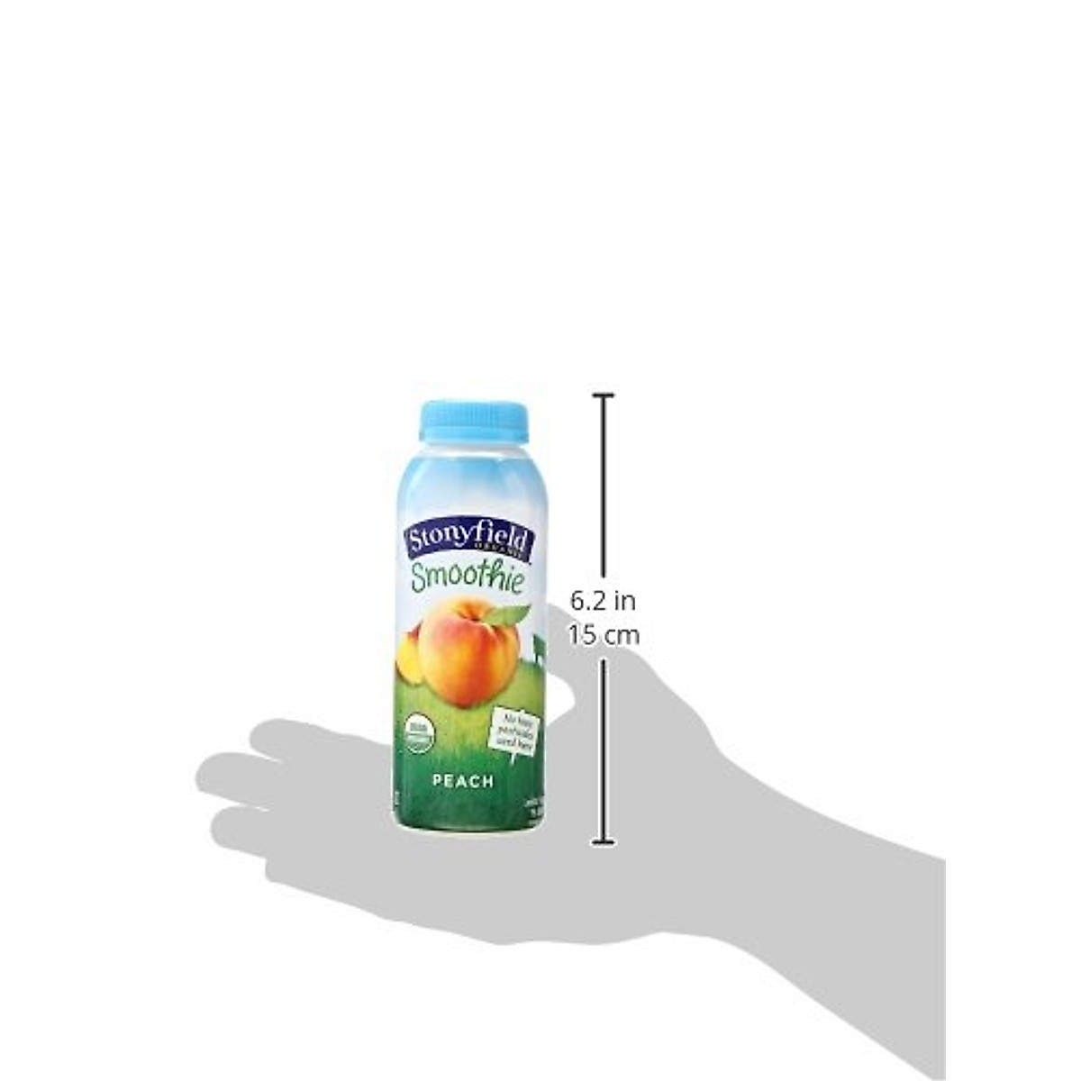 Stonyfield Farms Organic, Low Fat Peach Smoothie, 10 oz