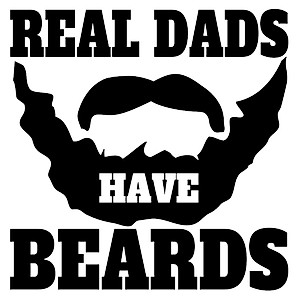 CafePress Real Dads Have Beards Mugs Ceramic Coffee Mug, Tea Cup 11 oz